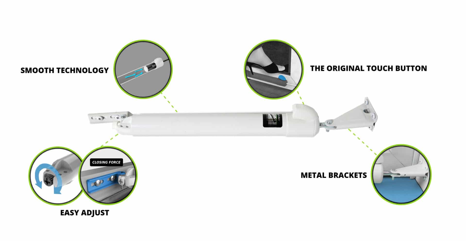 Heavy Duty | Top & Bottom Kit - Touch 'n Hold